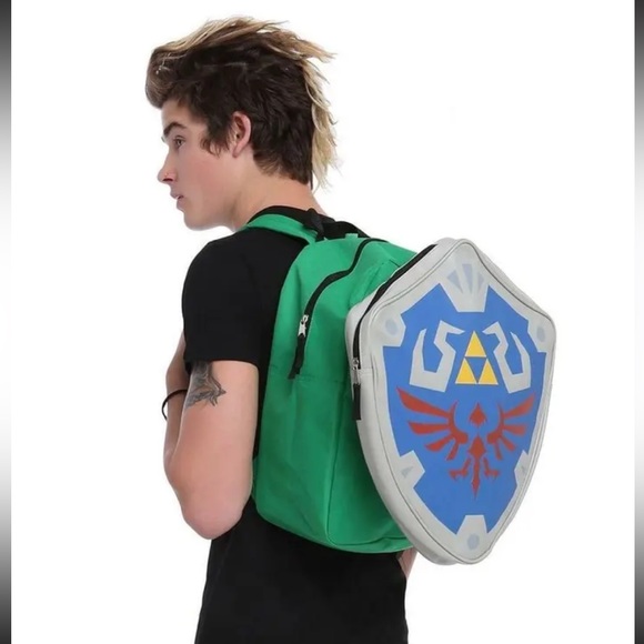 Nintendo | Accessories | The Legend Of Zelda Removable Shield Backpack ...